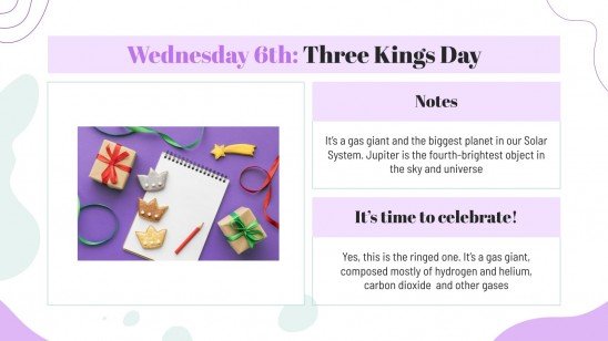 January Daily Slides | Google Slides & PowerPoint theme