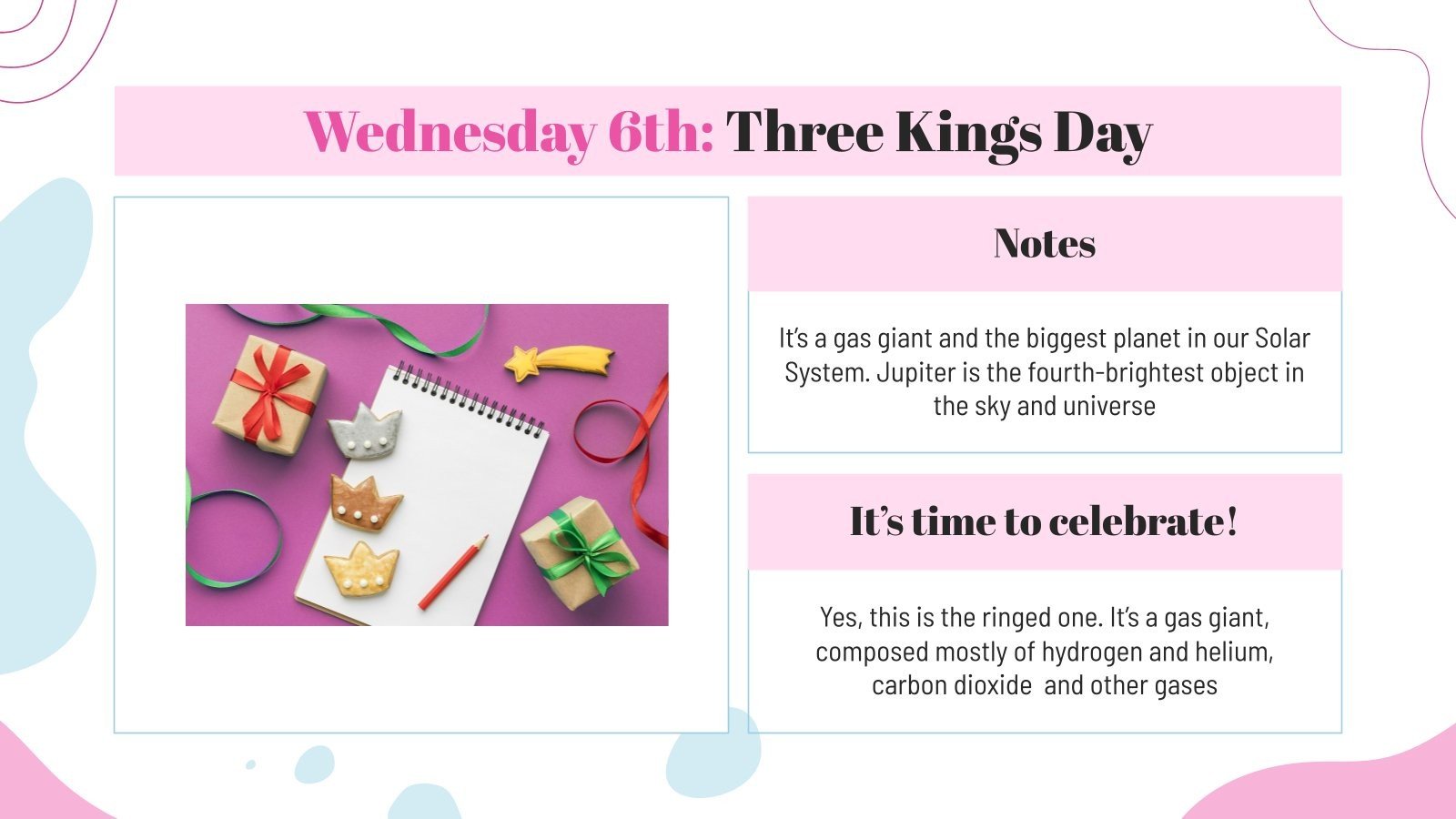 January Daily Slides | Google Slides & PowerPoint theme