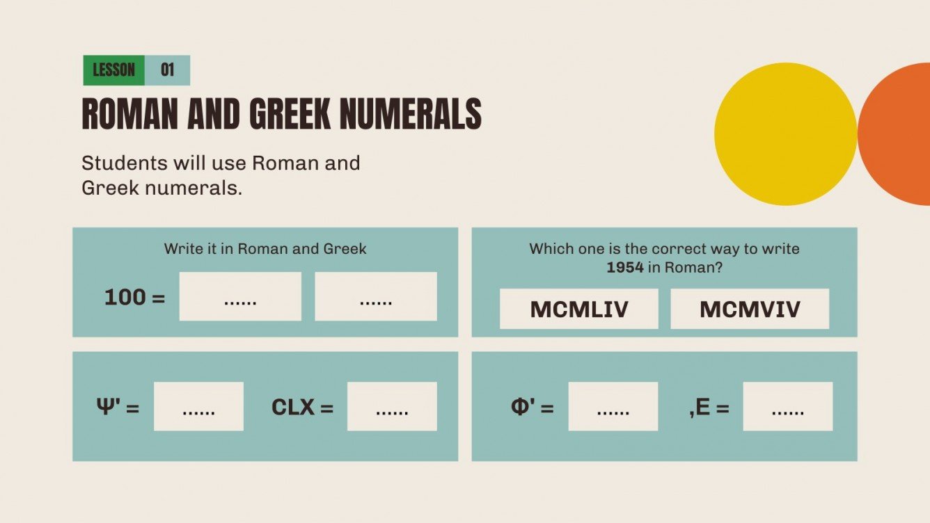 Maths - 6th Grade: Number Sense and Operations