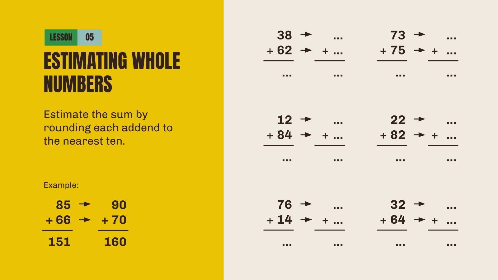 Maths - 6th Grade: Number Sense and Operations