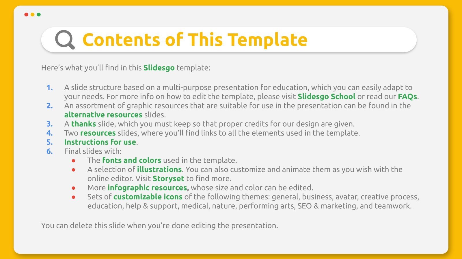 Online Learning Planner Google Slides and PowerPoint template