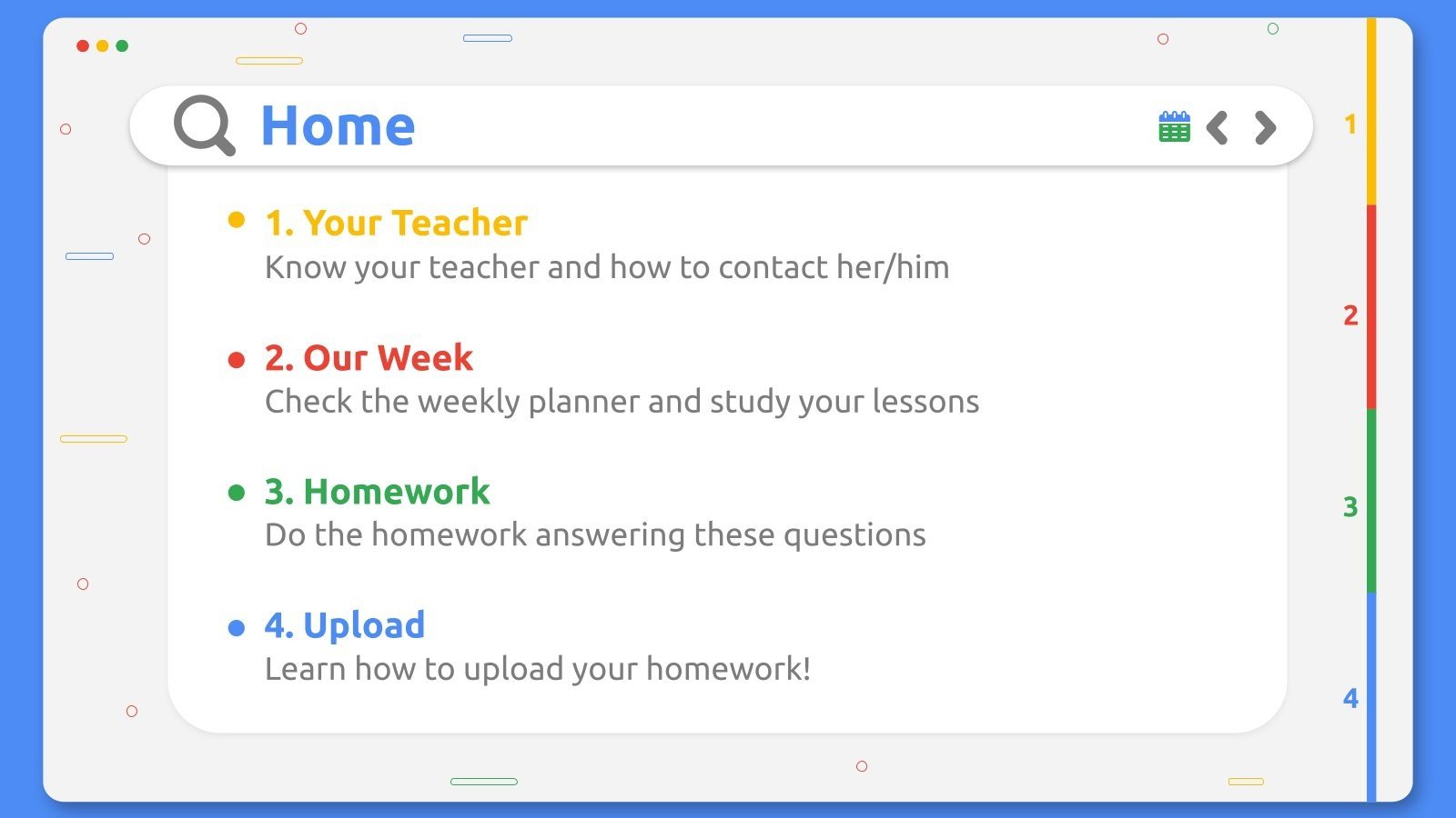 Online Learning Planner Google Slides and PowerPoint template