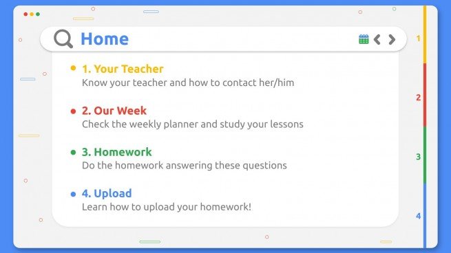 Online Learning Planner Google Slides and PowerPoint template