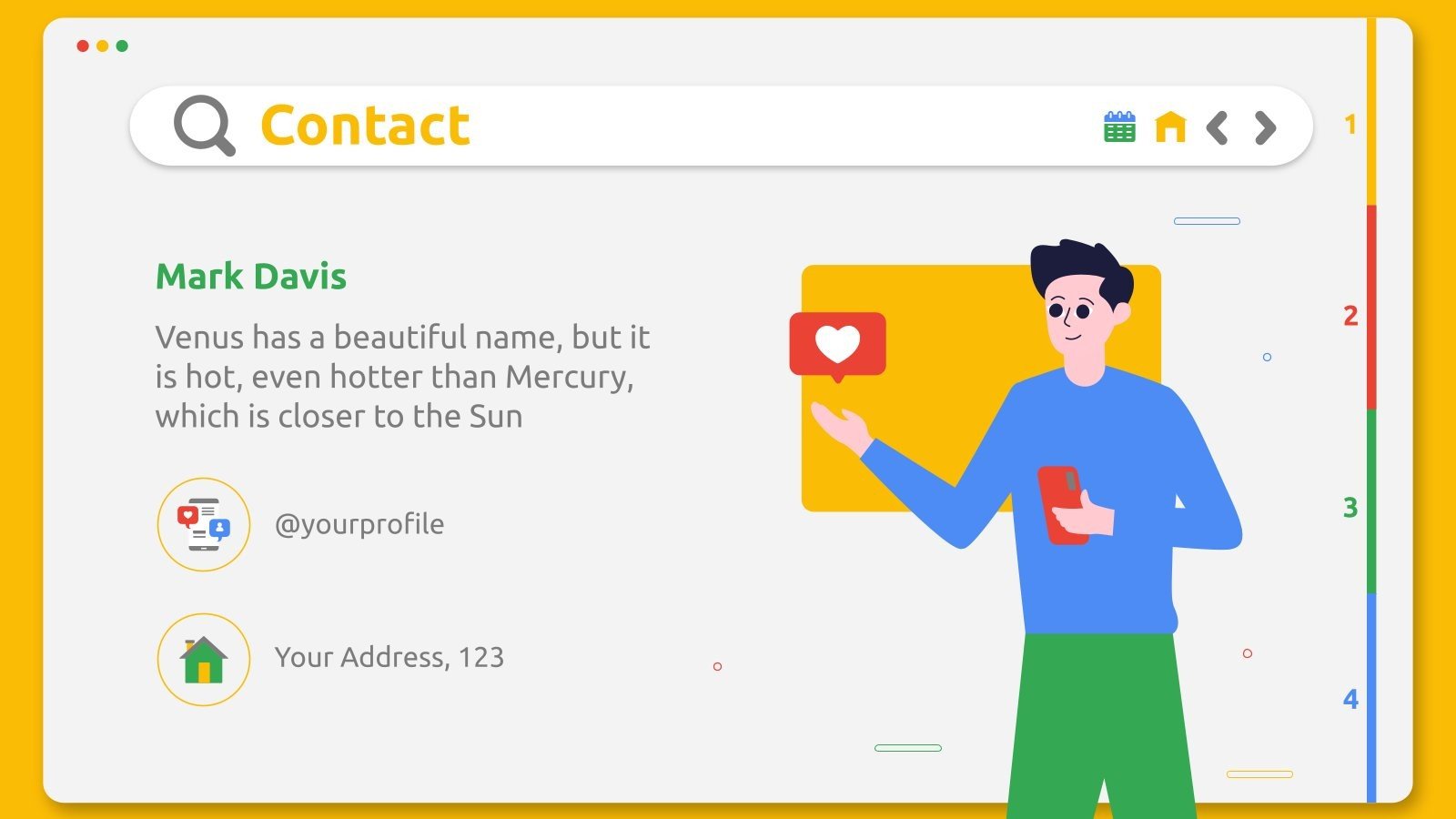 Online Learning Planner Google Slides and PowerPoint template