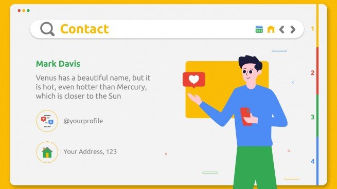 Online Learning Planner Google Slides and PowerPoint template