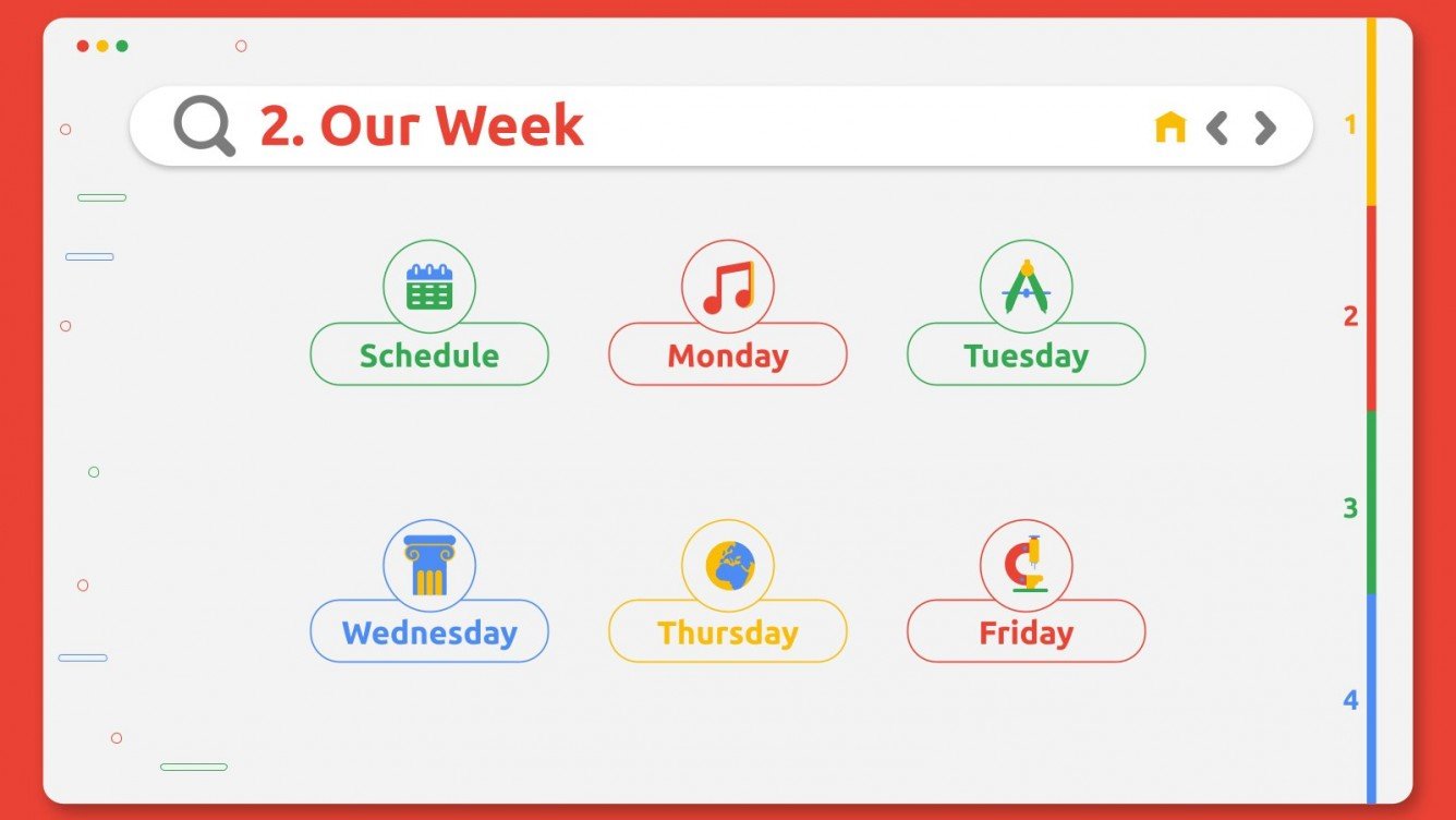 Online Learning Planner Google Slides and PowerPoint template