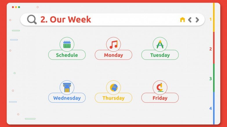 Online Learning Planner Google Slides and PowerPoint template
