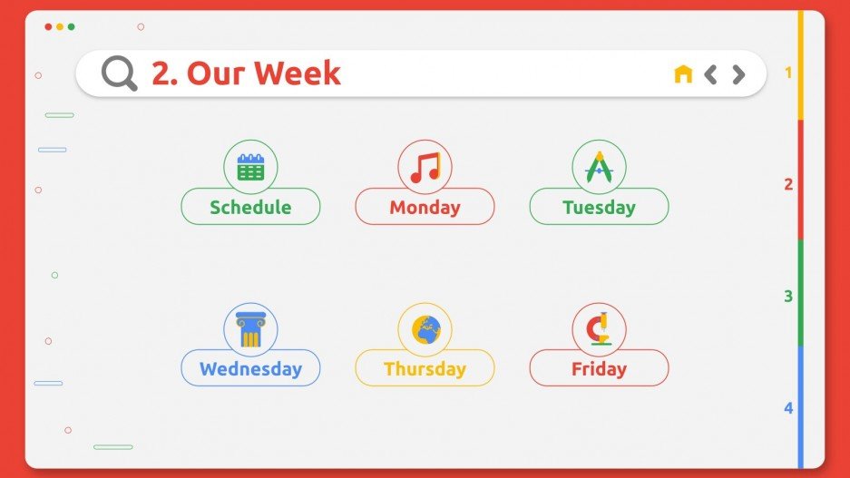 Online Learning Planner Google Slides and PowerPoint template