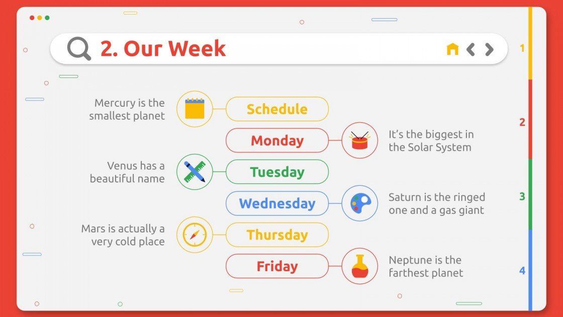 Online Learning Planner Google Slides and PowerPoint template