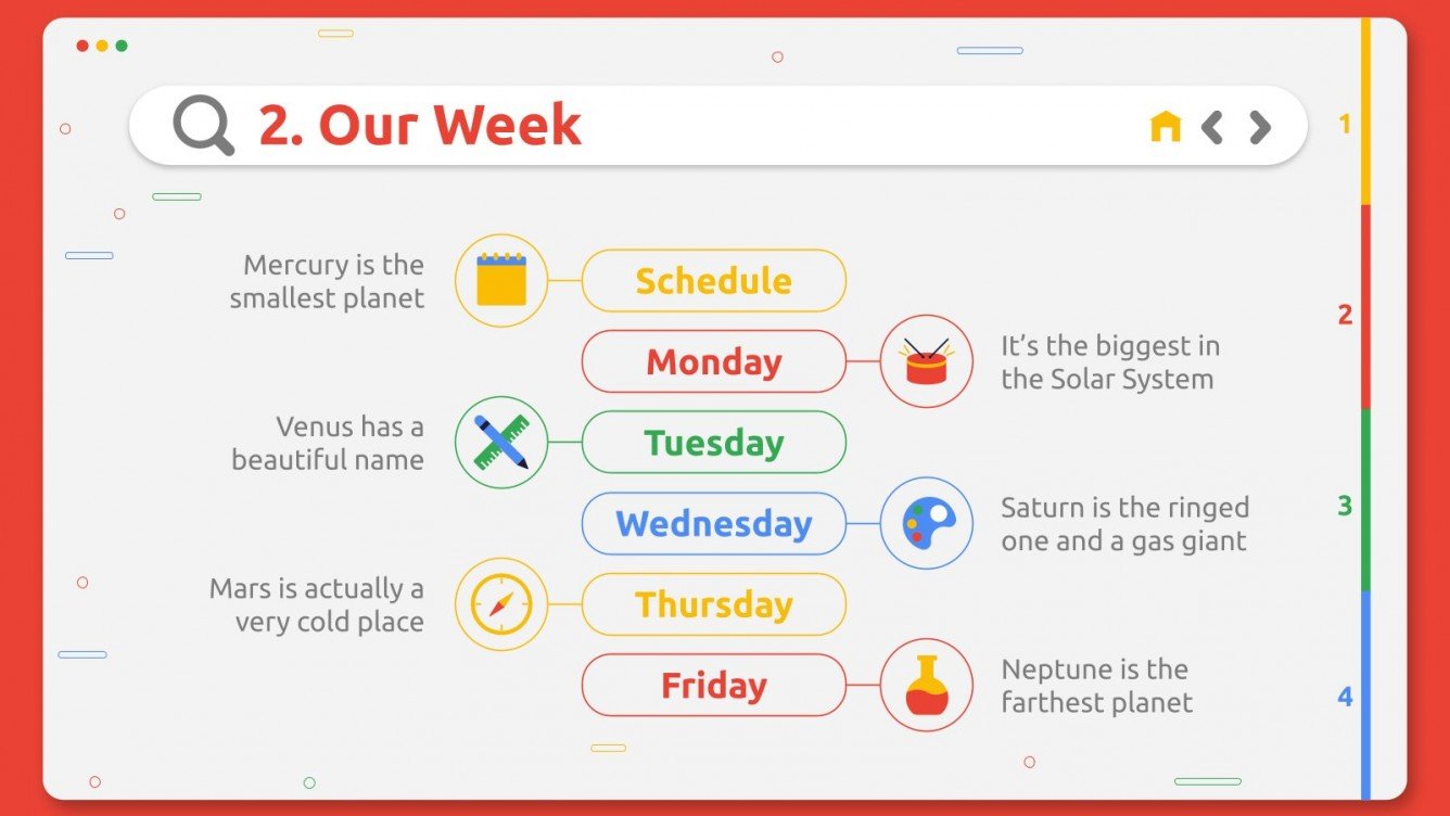 Online Learning Planner Google Slides and PowerPoint template