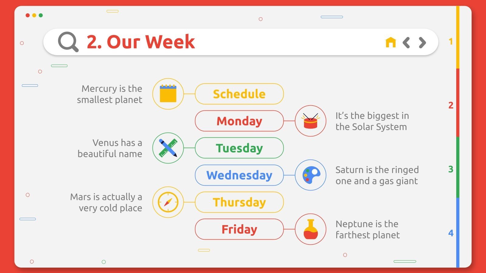Online Learning Planner Google Slides and PowerPoint template