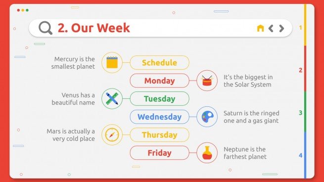 Online Learning Planner Google Slides and PowerPoint template