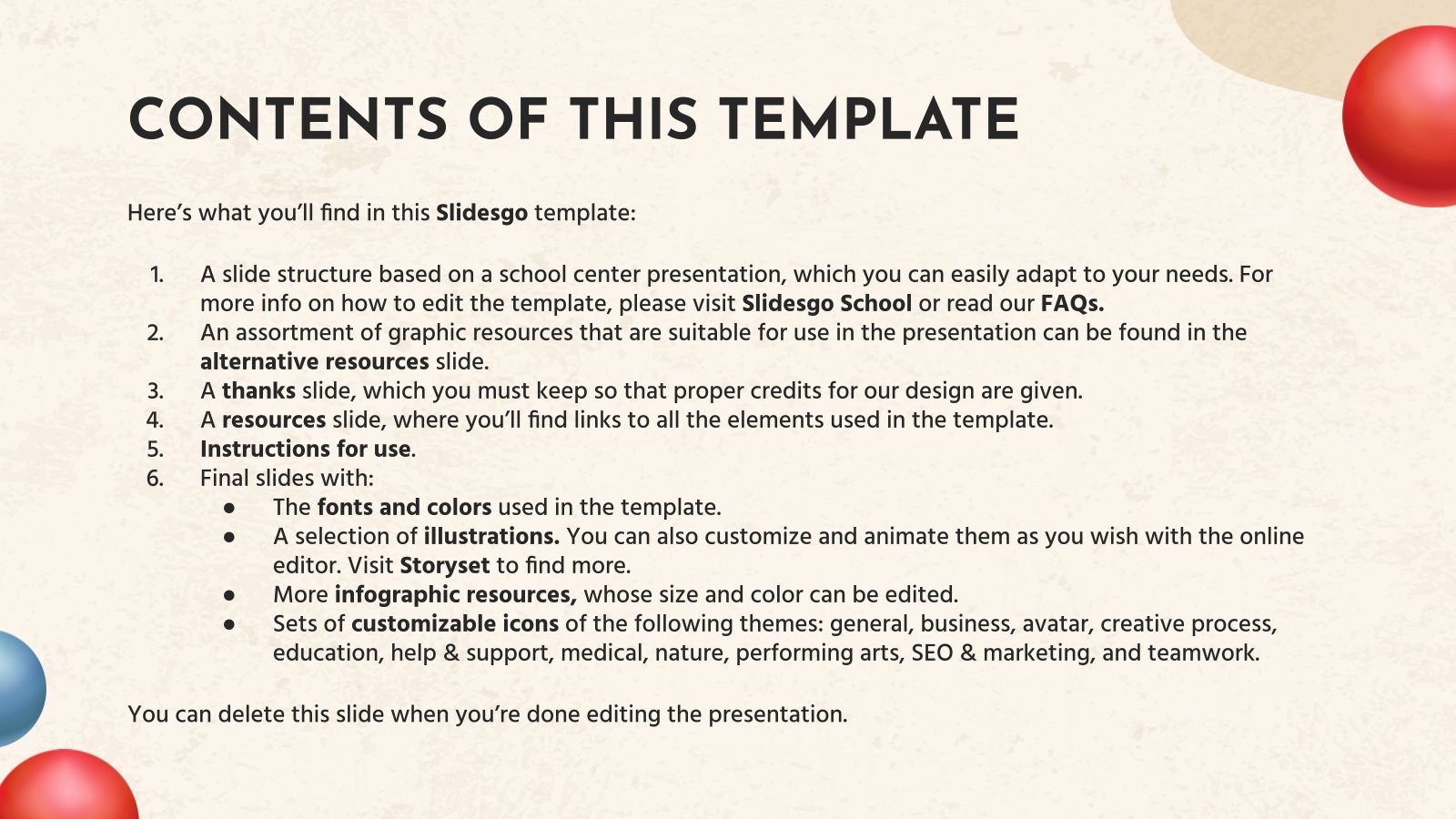 Magnet School Center | Google Slides and PowerPoint tmeplate