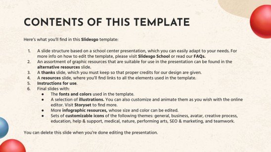 Magnet School Center | Google Slides and PowerPoint tmeplate