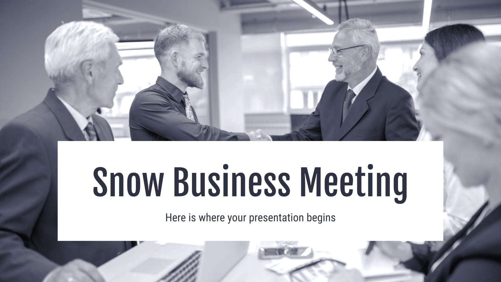 Ziele Planification Business Meeting | Google Slides & PPT