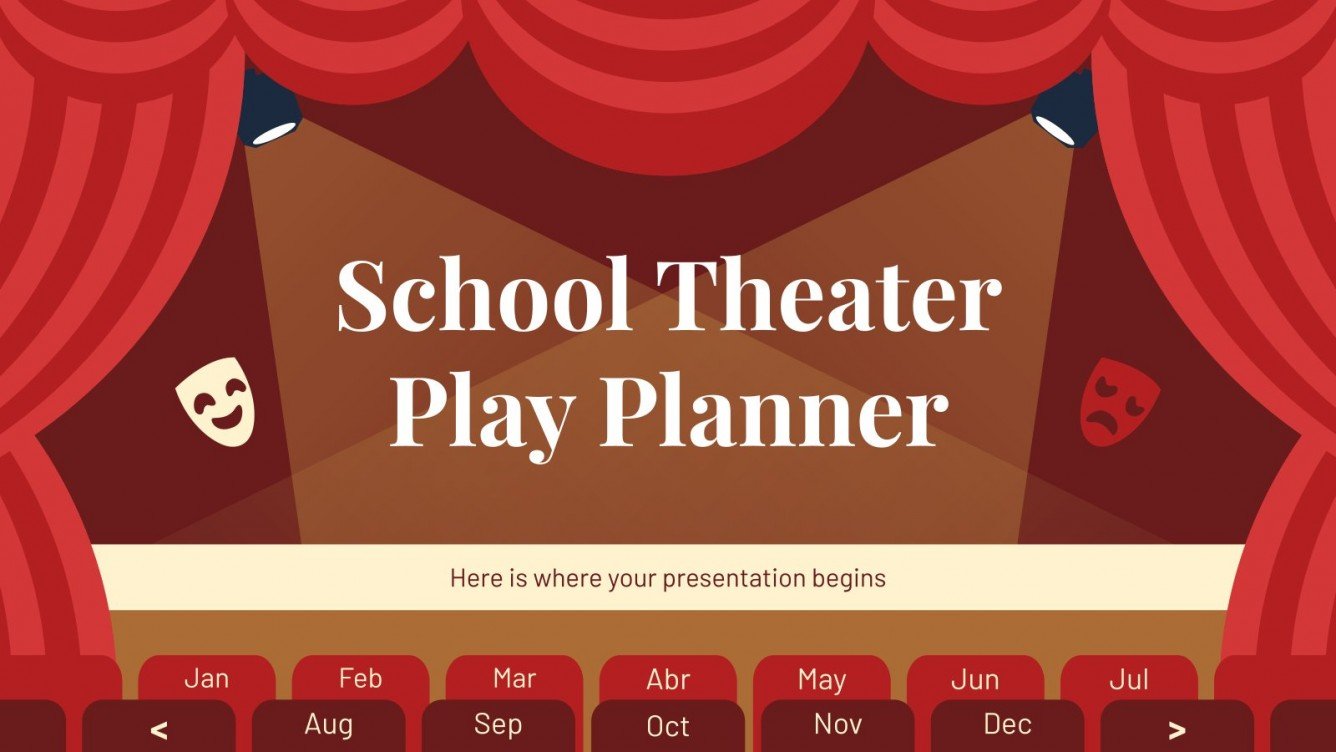 Free templates about theater for Google Slides and PowerPoint