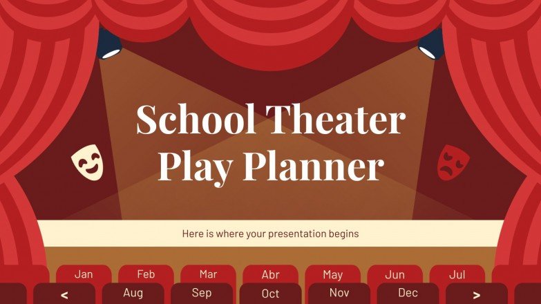 Free templates about theater for Google Slides and PowerPoint