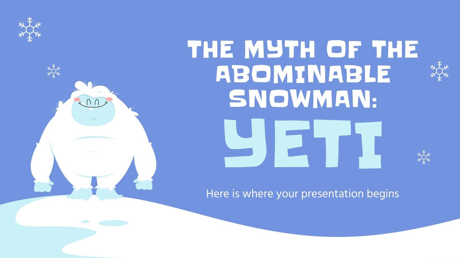 Free snow templates for Google Slides & PowerPoint