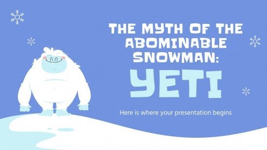 Free snow templates for Google Slides & PowerPoint