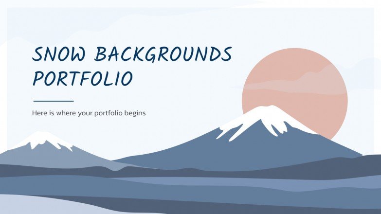 Free snow templates for Google Slides & PowerPoint