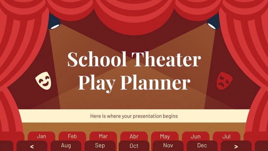School Theater Play Planner | Google Slides & PowerPoint Theme
