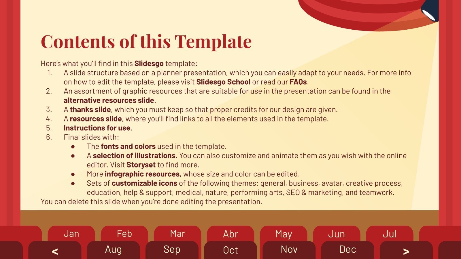 School Theater Play Planner | Google Slides & PowerPoint Theme