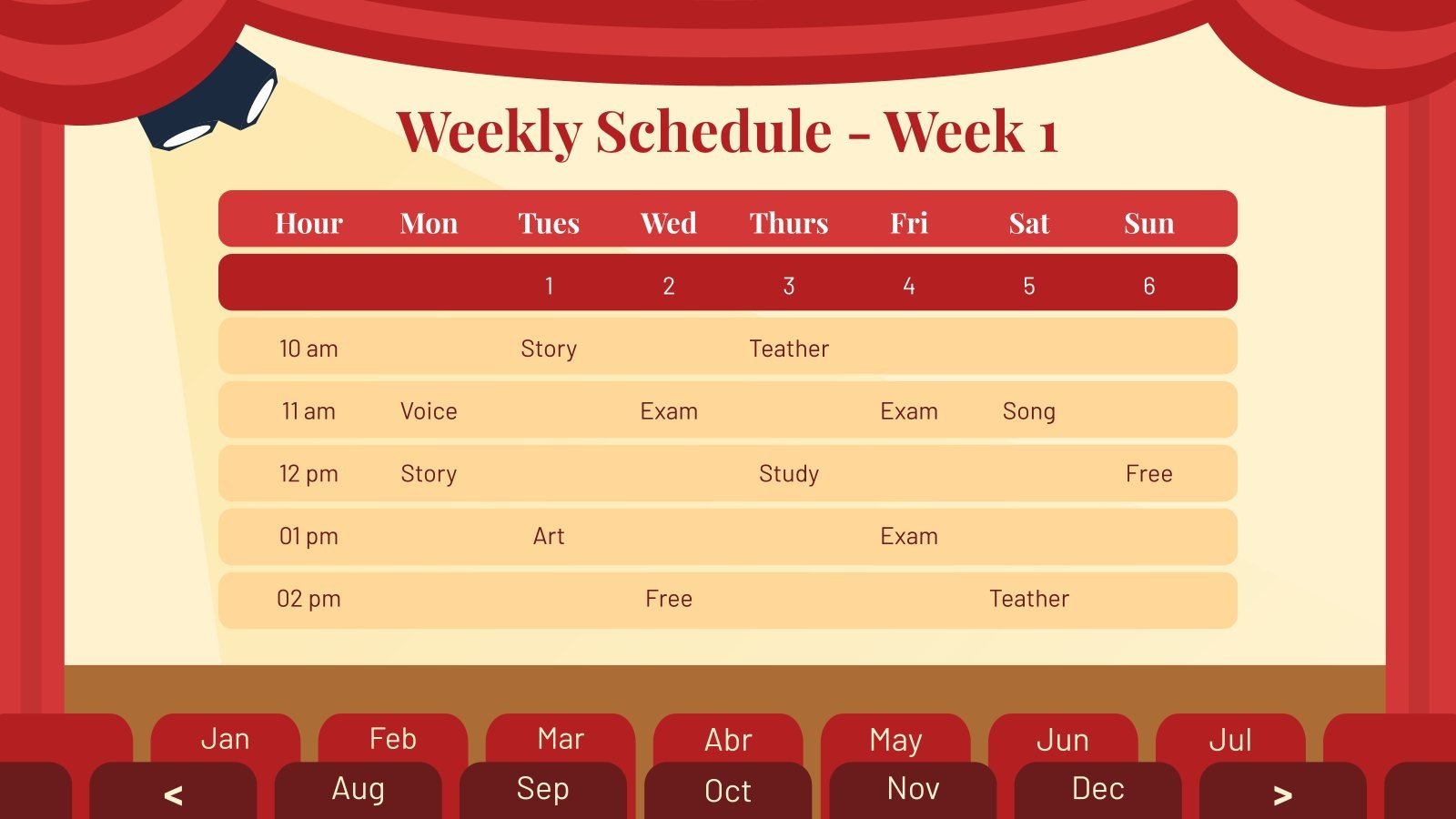 School Theater Play Planner | Google Slides & PowerPoint Theme