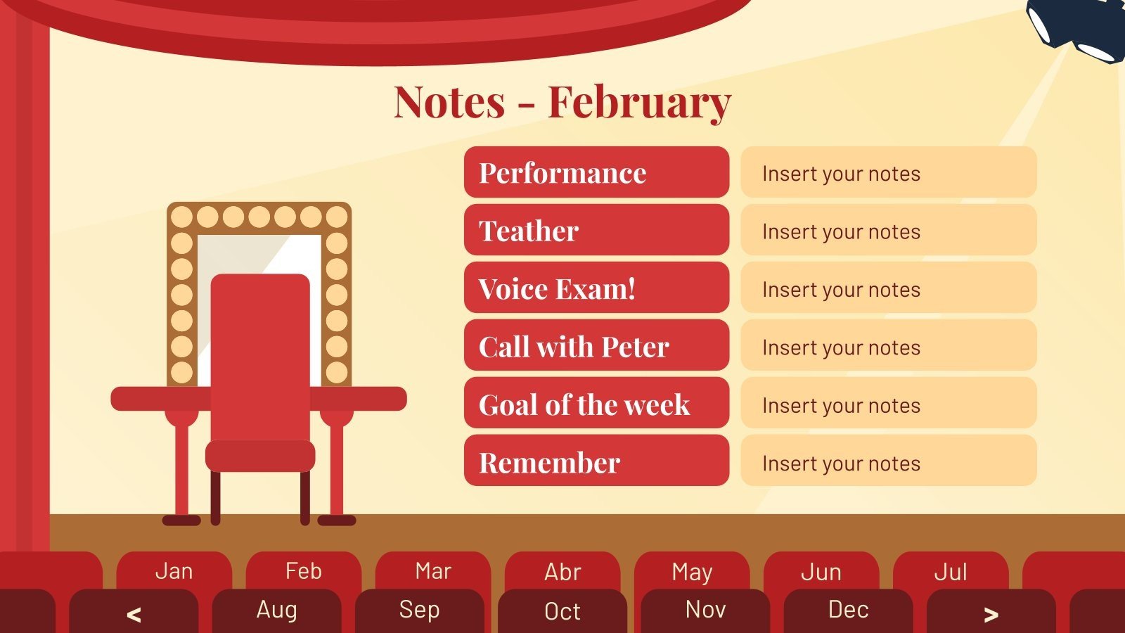 School Theater Play Planner | Google Slides & PowerPoint Theme