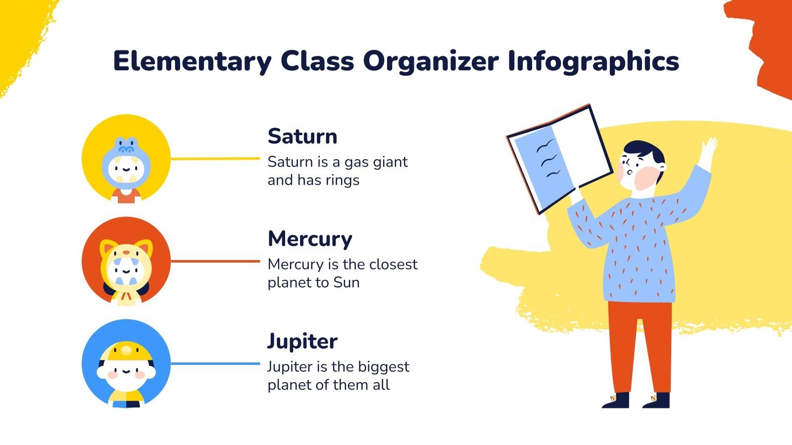 Elementary Class Organizer Infographics | Google Slides & PPT