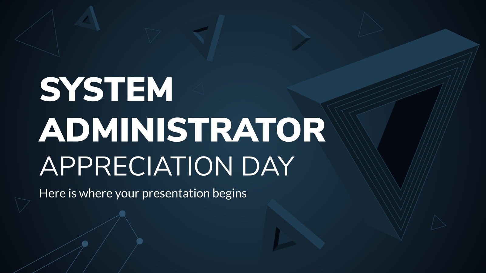 System Administrator Appreciation Day | Google Slides & PPT