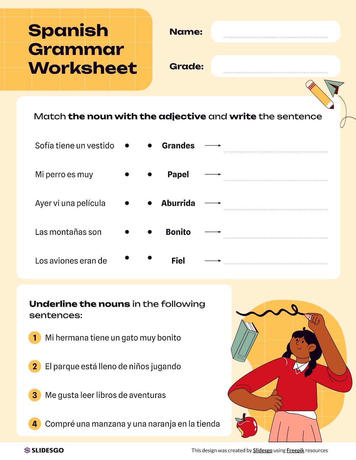 Free Grammar Google Slides Themes & PowerPoint Templates