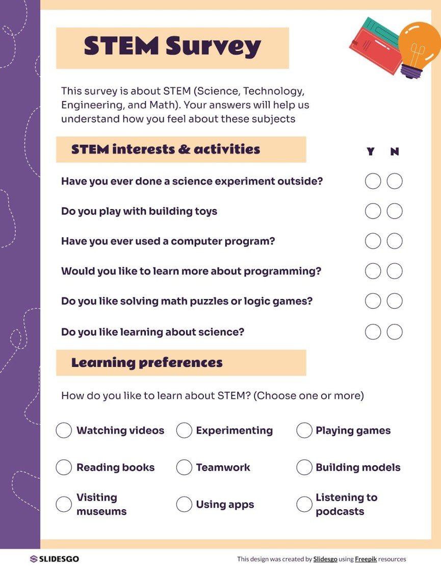 STEM Lesson Plan Template