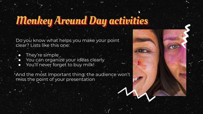 Monkey Around Day | Google Slides & PowerPoint template