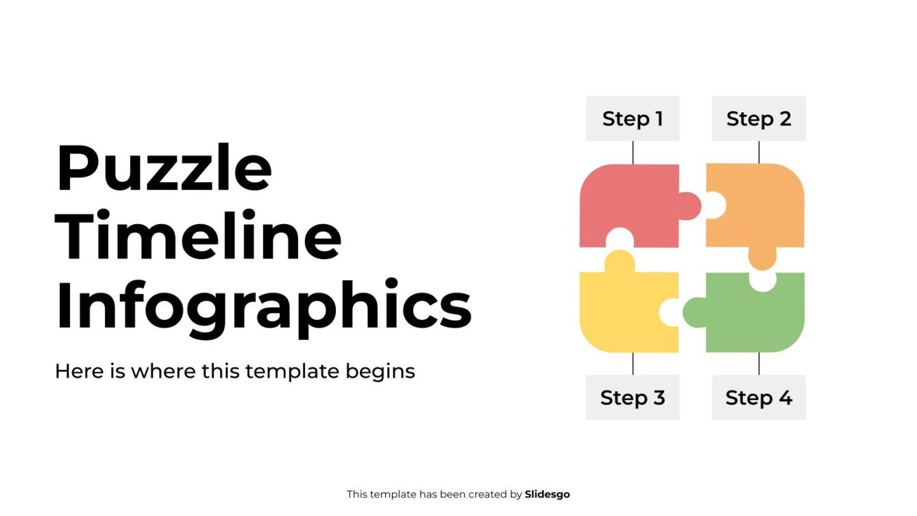Modèles gratuits sur des puzzles pour Google Slides et PPT