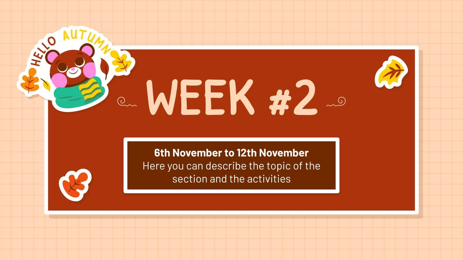 November Daily Calendar 2025 | Google Slides & PPT
