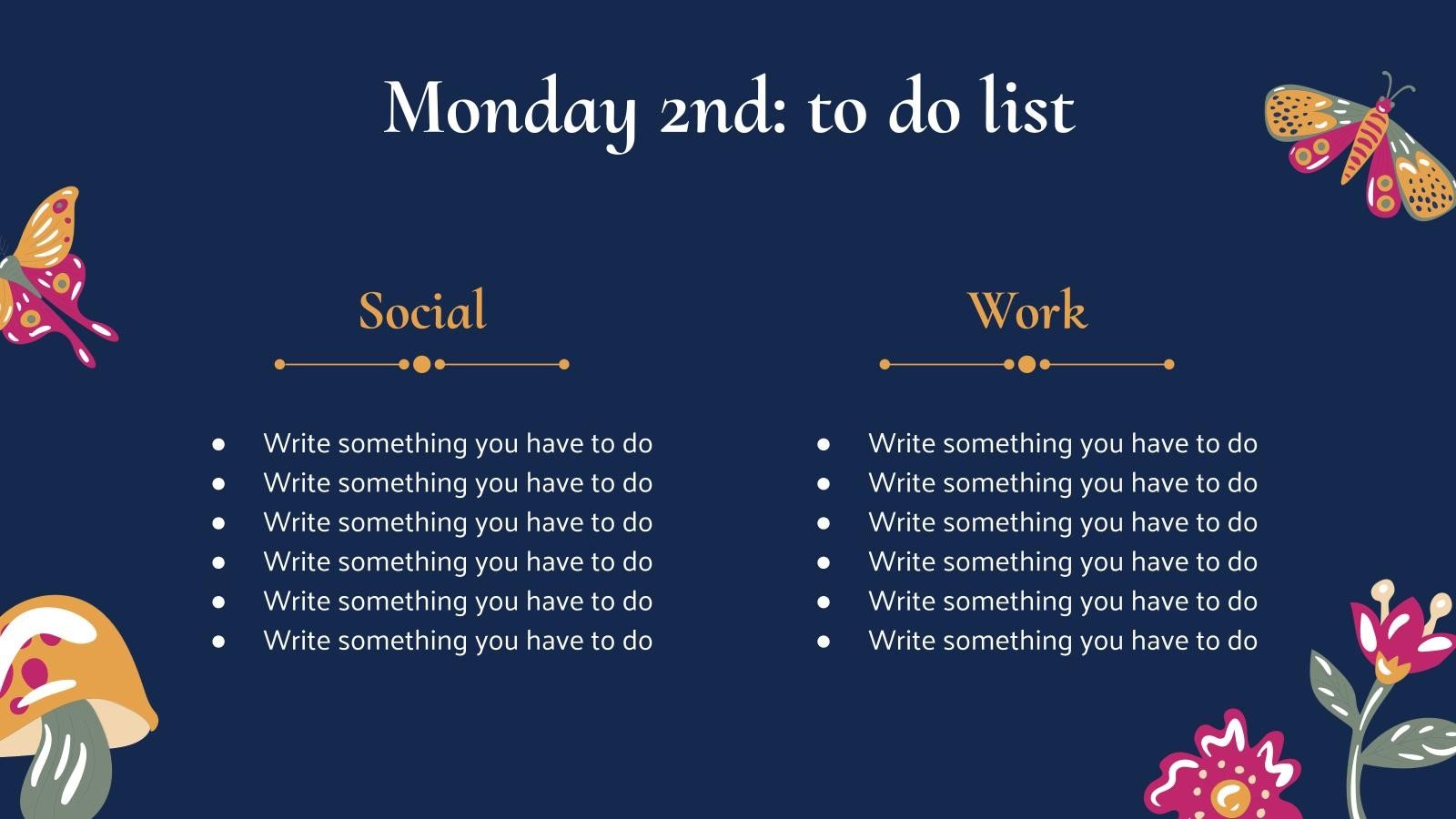 October Daily Calendar 2025 | Google Slides & PowerPoint