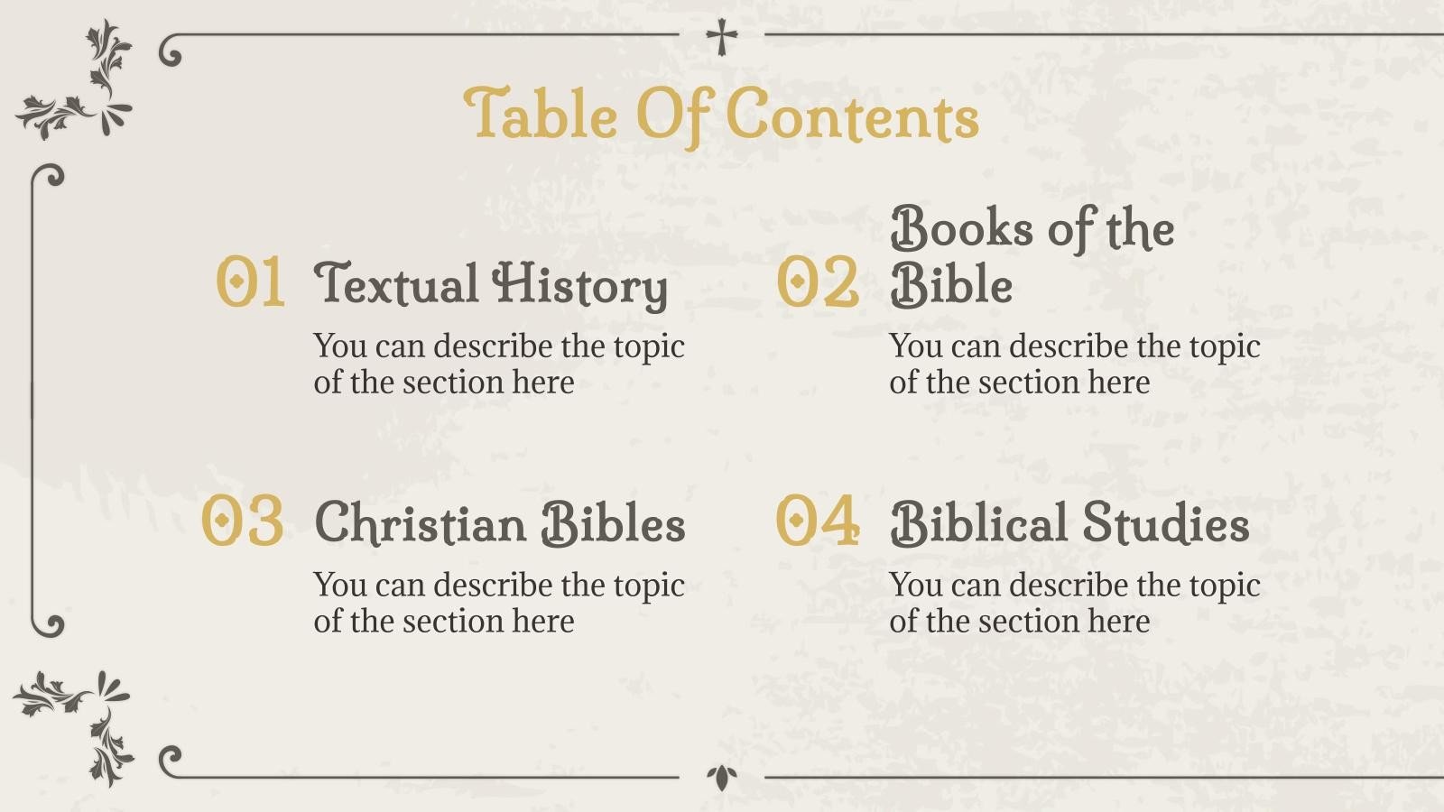 The Holy Bible | Google Slides & PowerPoint template