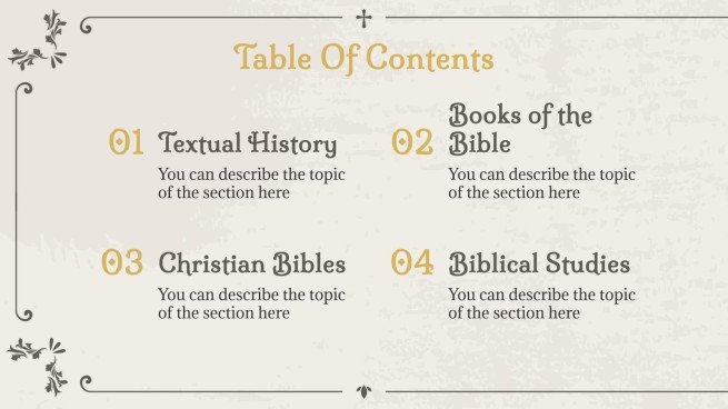 The Holy Bible | Google Slides & PowerPoint template