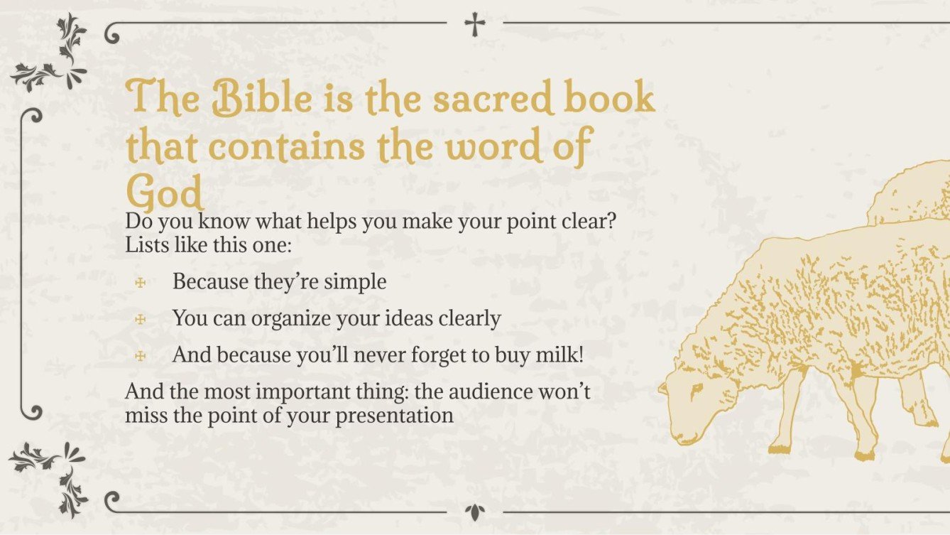 The Holy Bible | Google Slides & PowerPoint template