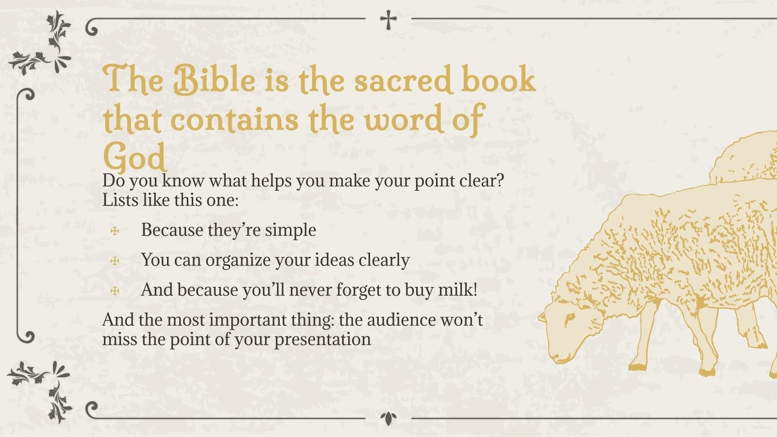 The Holy Bible | Google Slides & PowerPoint template