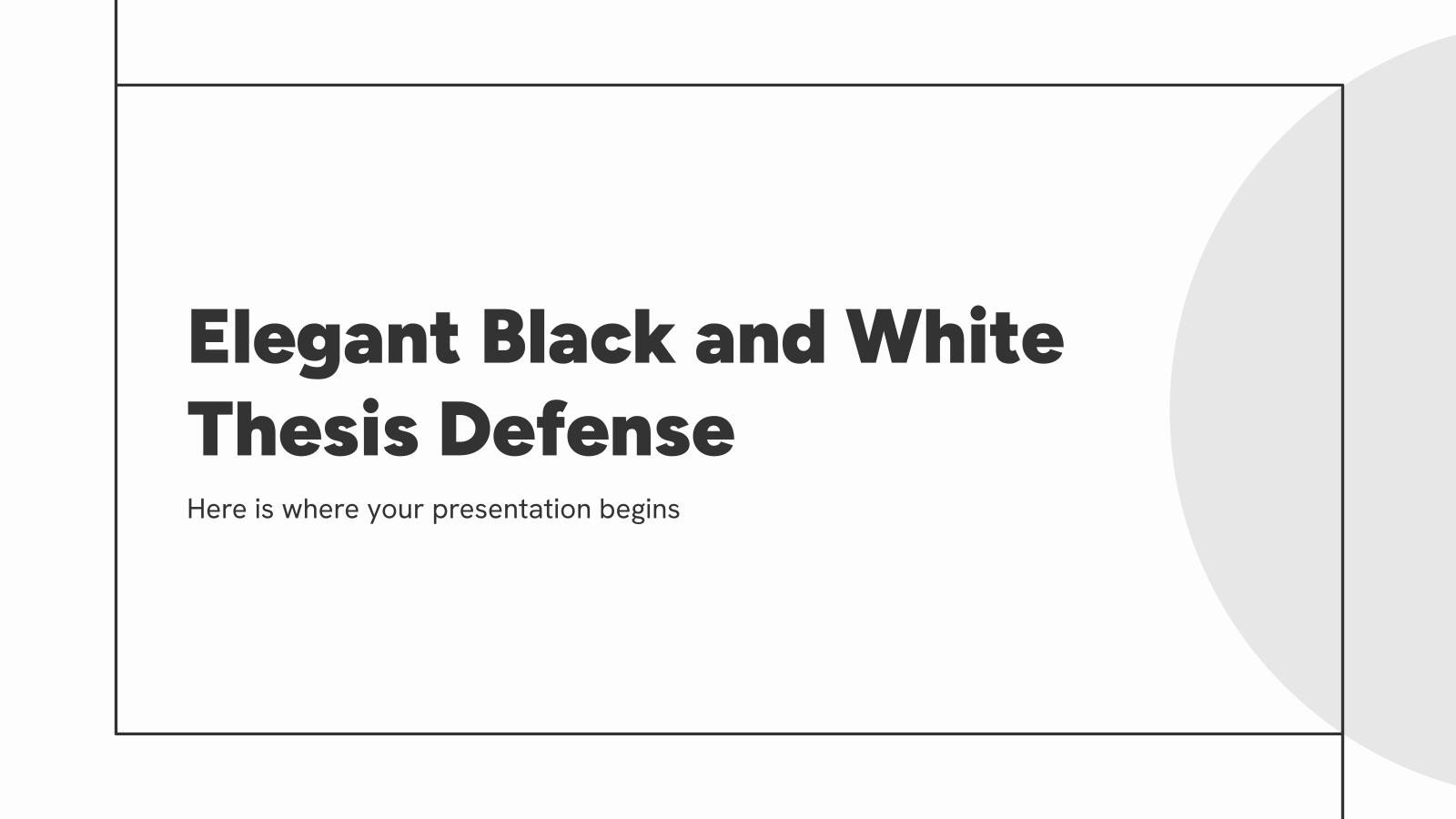 Free Thesis Defense Google Slides and PowerPoint Templates
