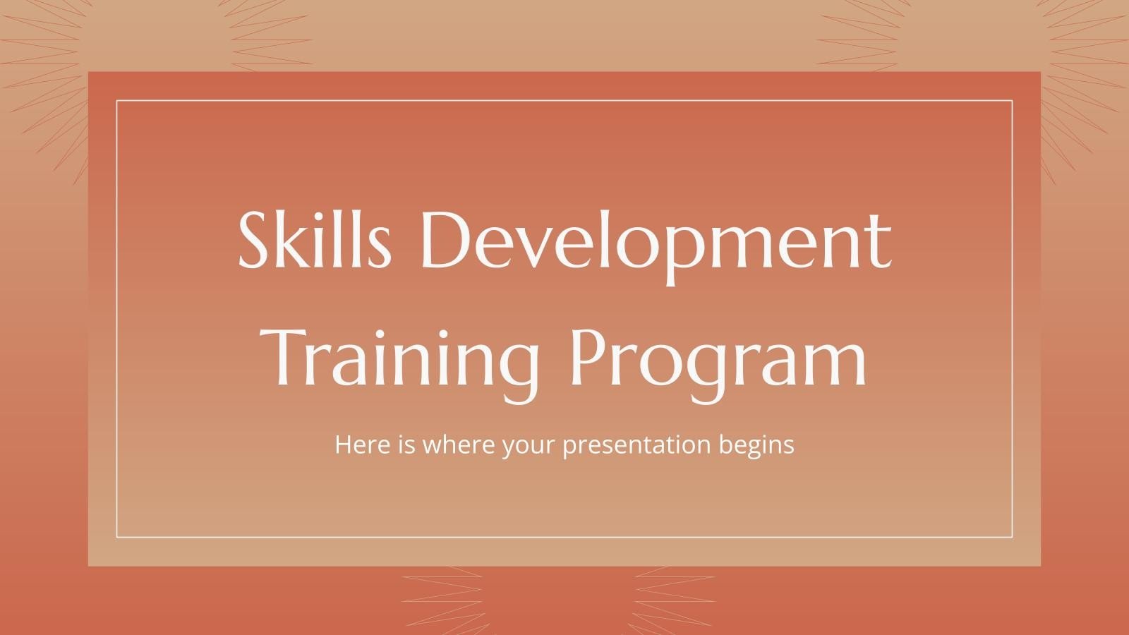 Skills Development Training Program Presentation