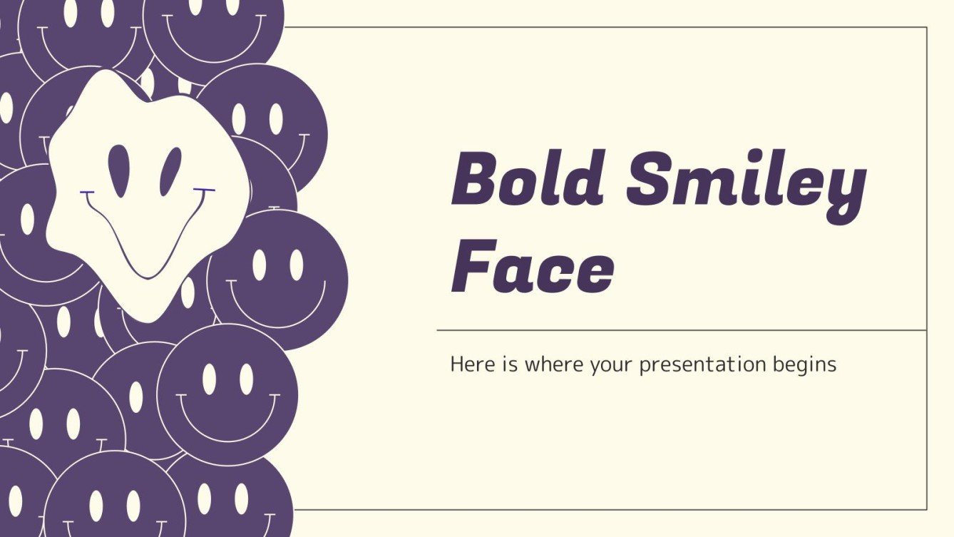 Free Google Slides & PowerPoint presentations with smileys