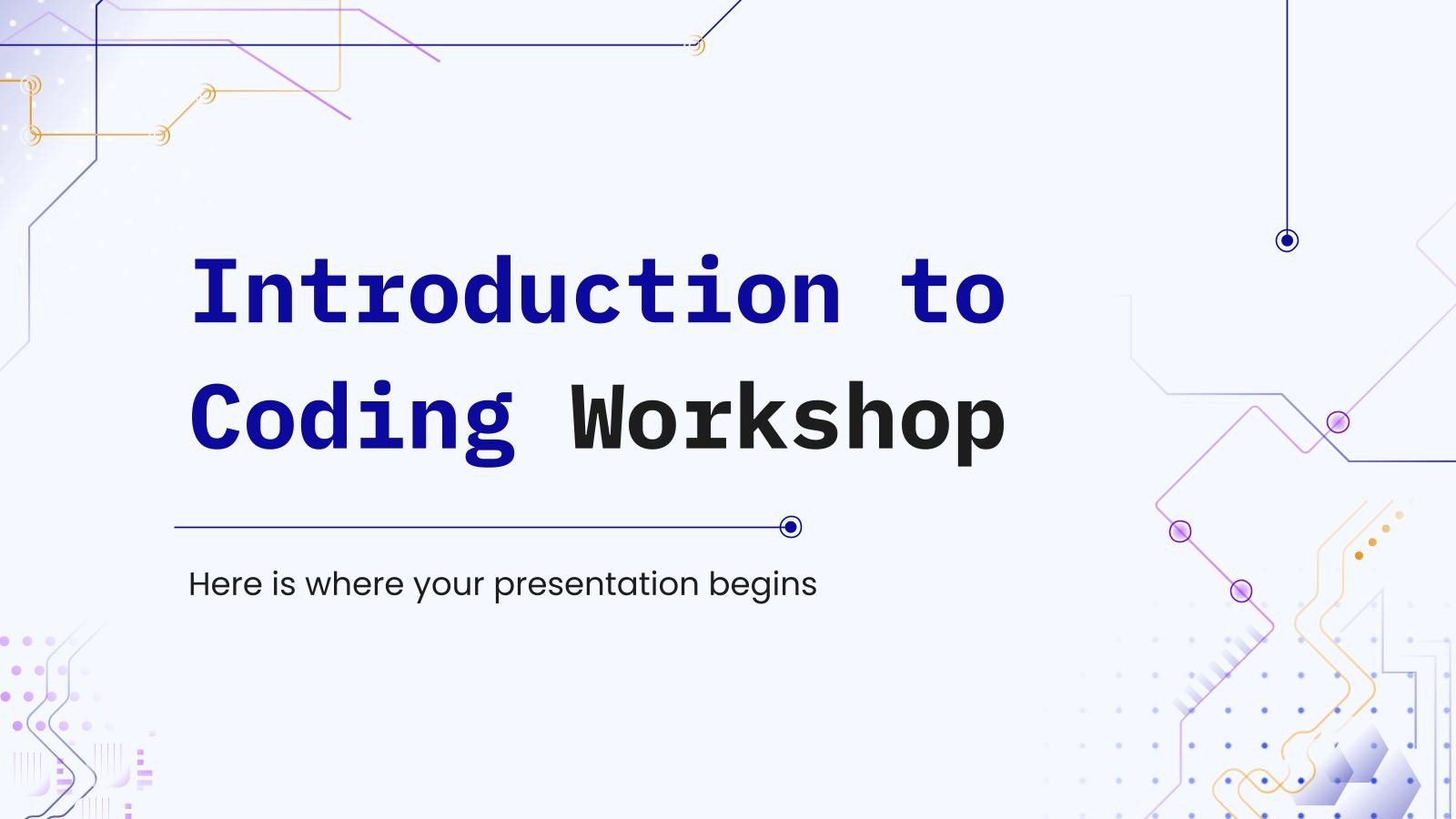Plantillas gratis sobre programación para Google Slides y PPT