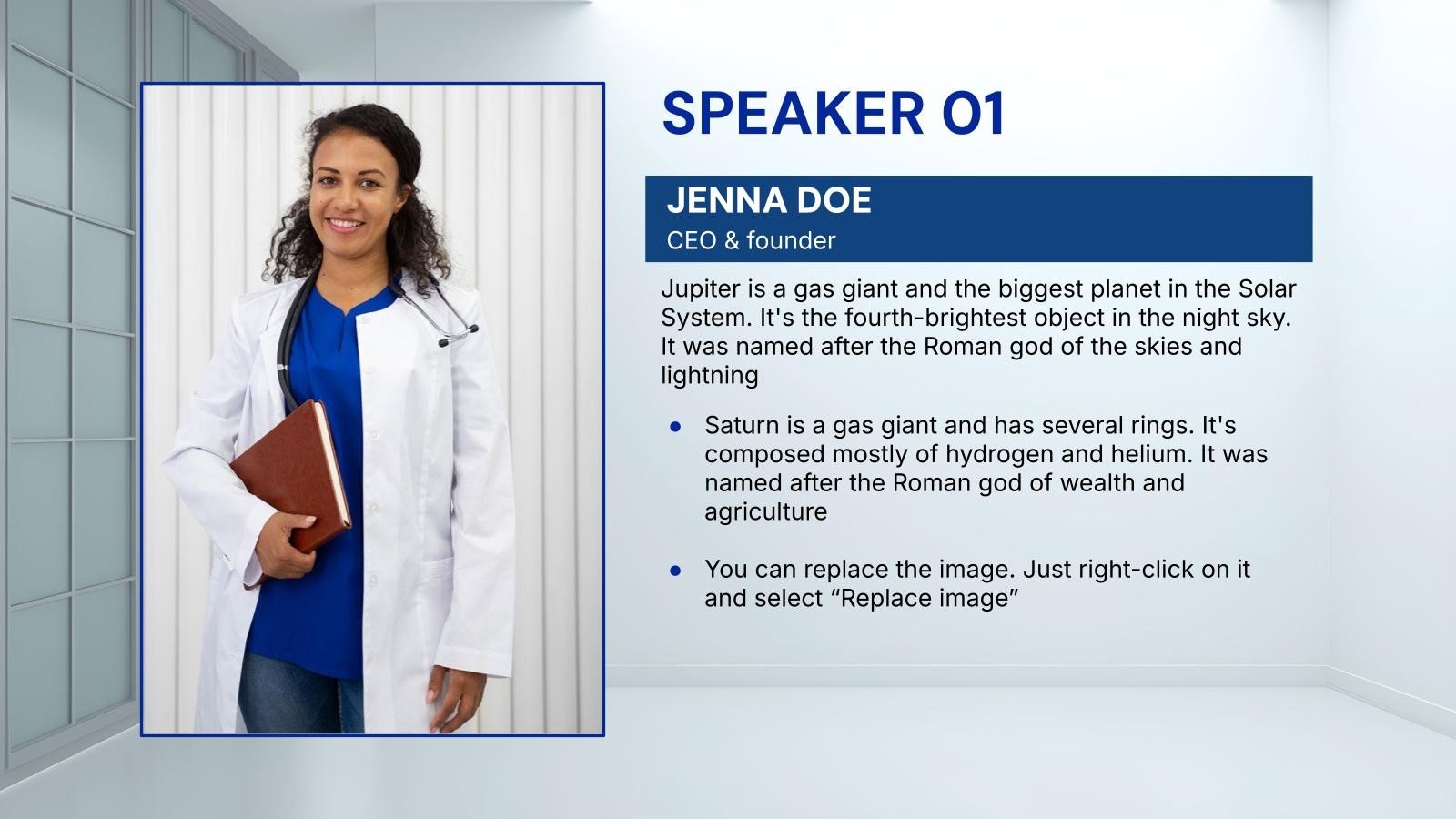 Medical Conference Style Presentation