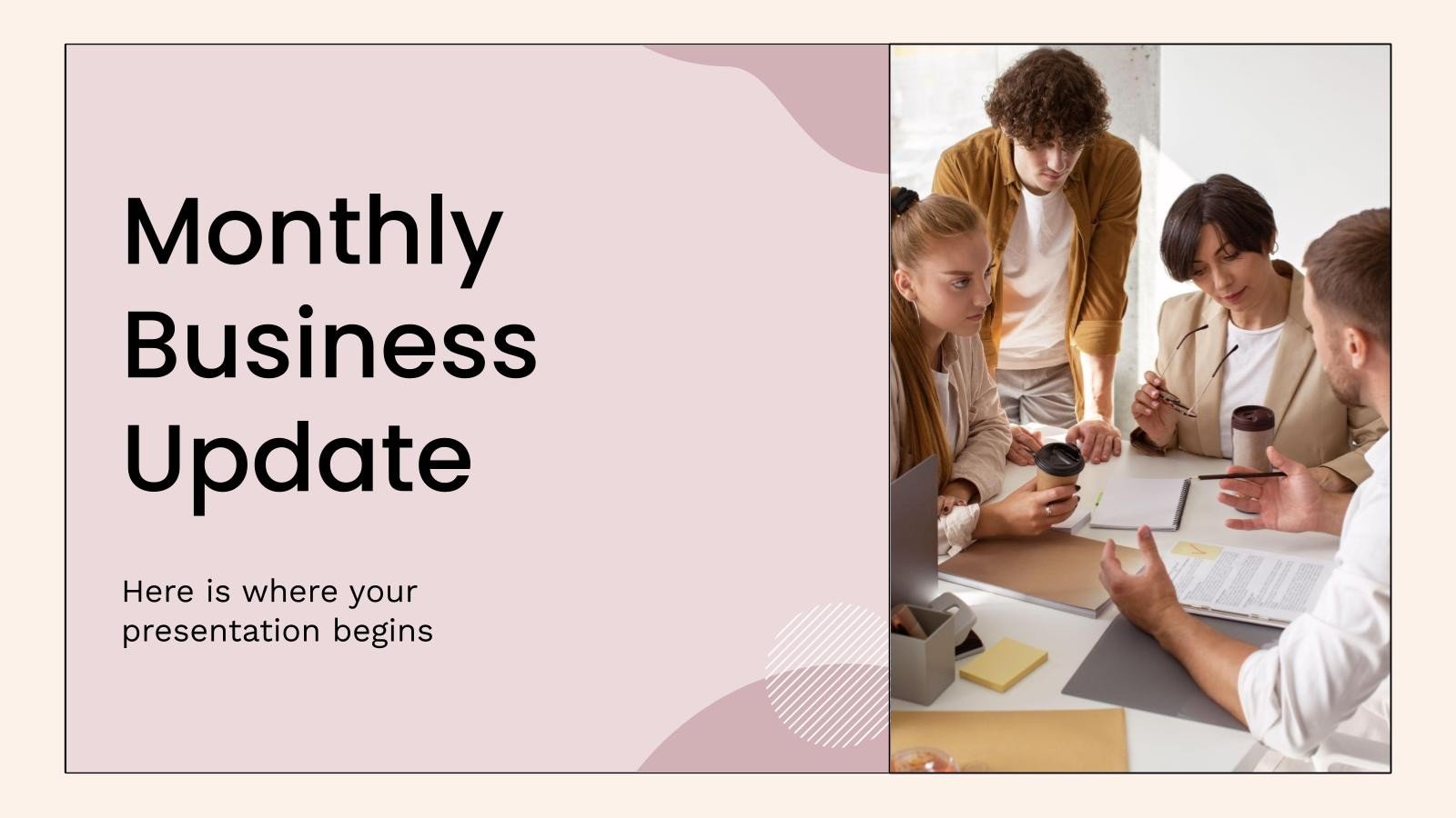 Monthly Business Update Presentation