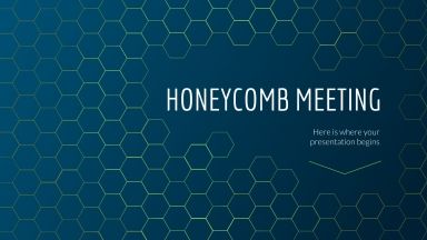 Honeycomb Meeting Google Slides Theme & PPT Template