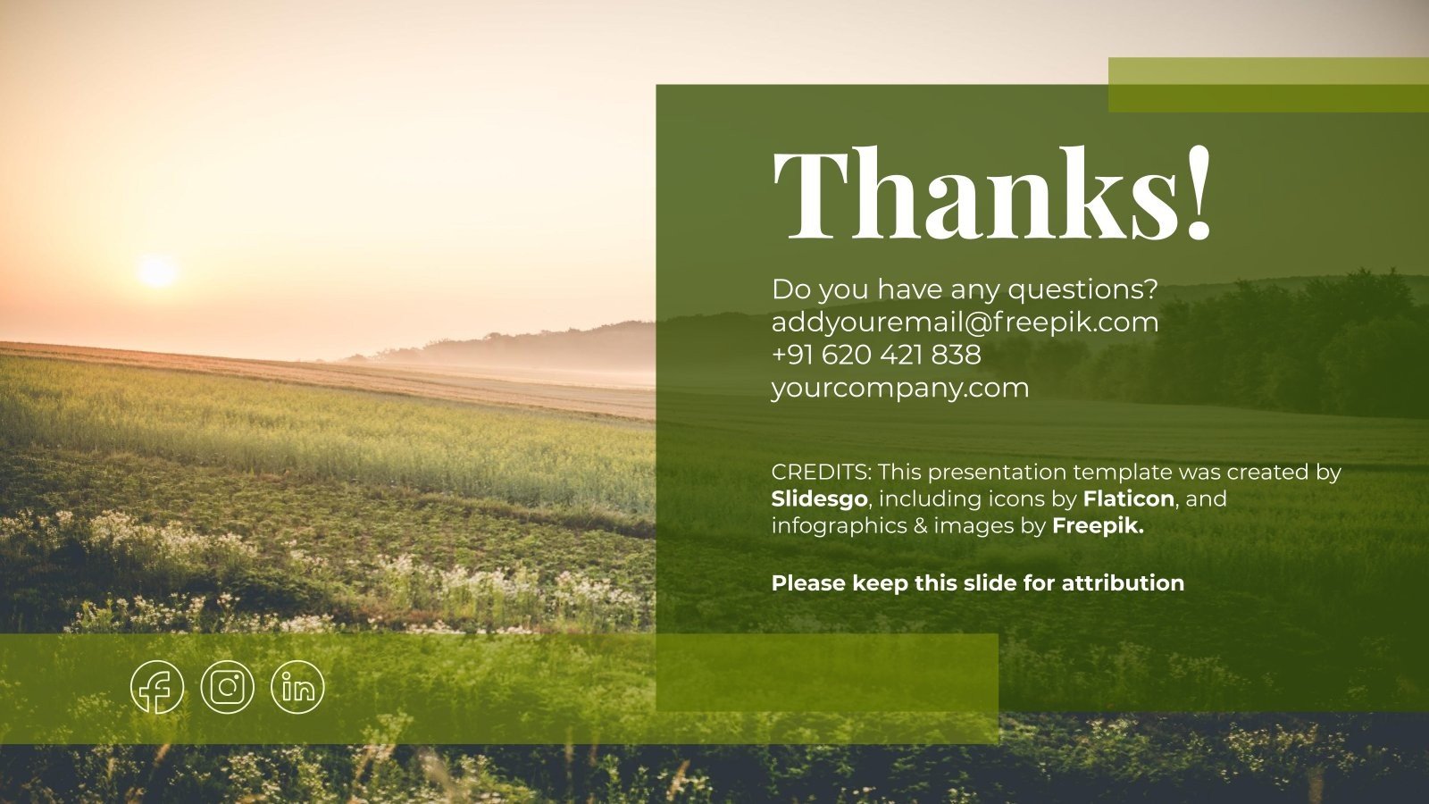 Agriculture durable | Pour Google Slides et PowerPoint