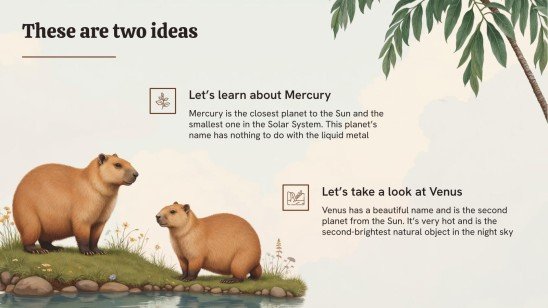 Capybara Wildlife Presentation