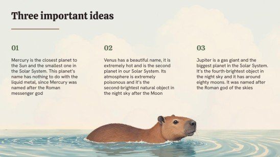 Capybara Wildlife Presentation